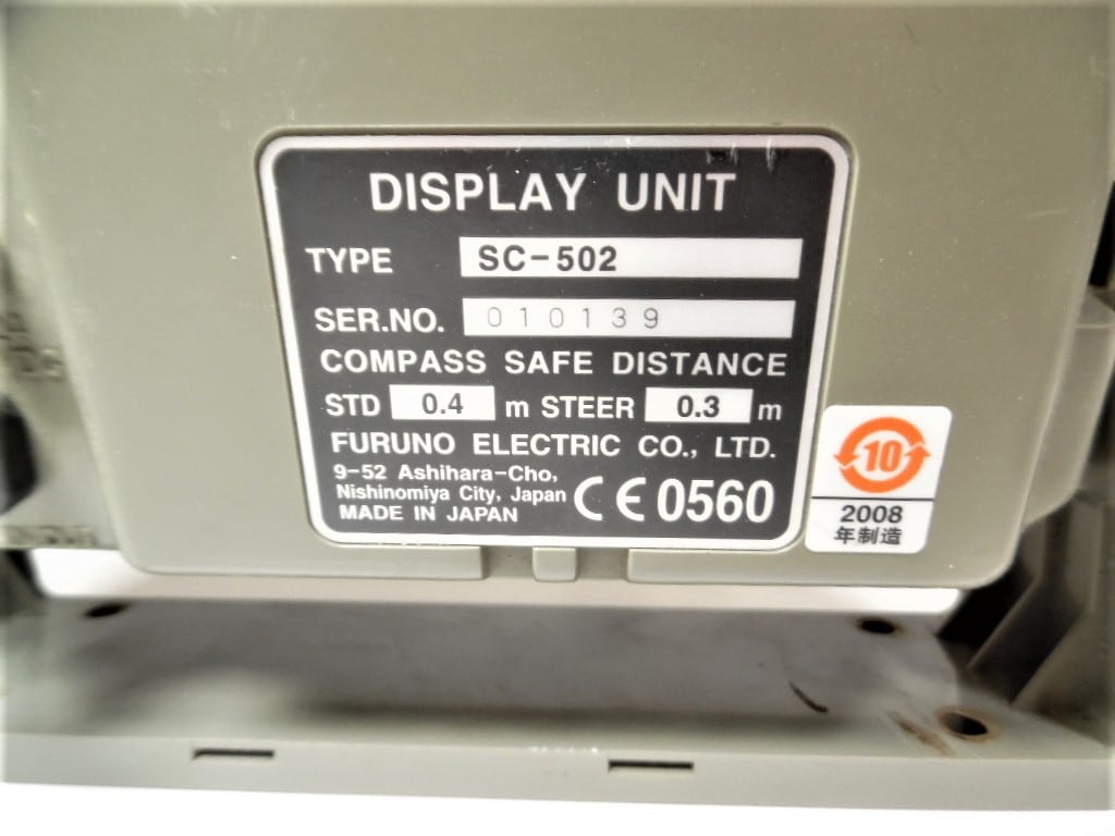 Furuno SC-50 Sat Satellite Compass System - COMPLETE WORKING SC501 ...