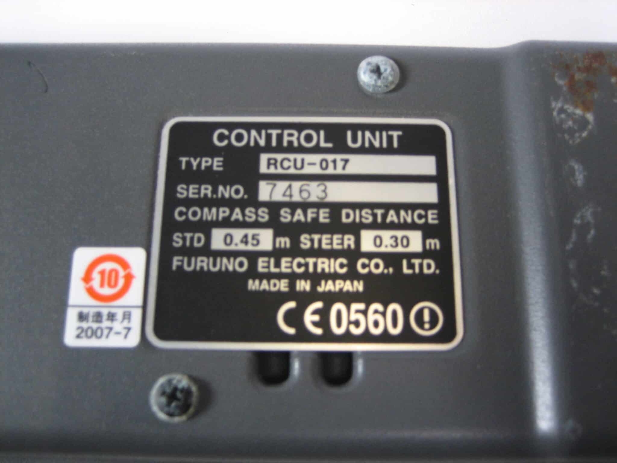 Furuno RCU-017 Controller f/ Navnet VX1 VX2 Black Box BB System ...