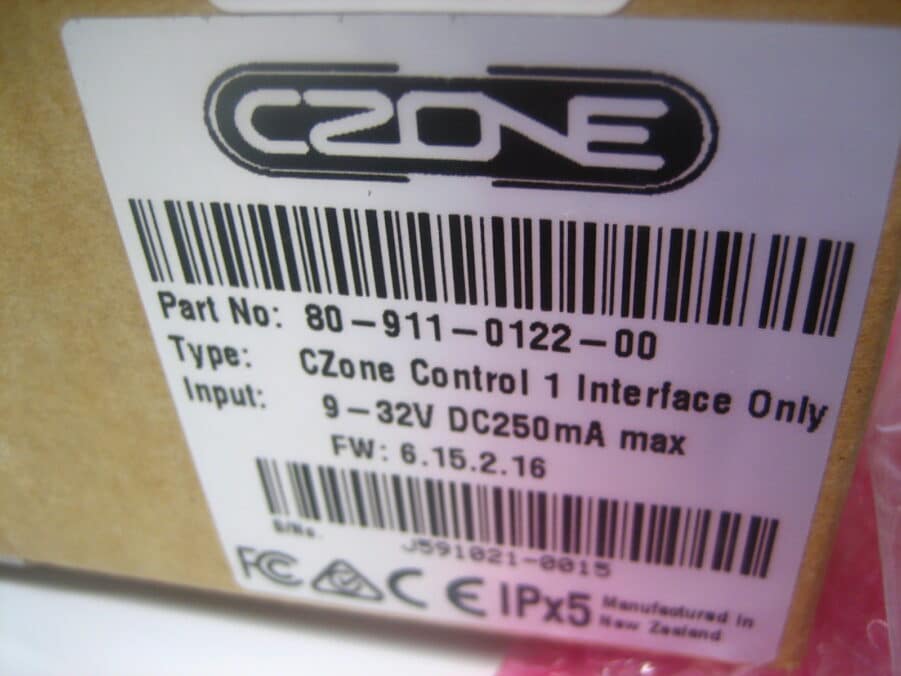 BEP Czone Control 1 Interface Only - 80-911-0122-00 - NEW OPEN BOX ...