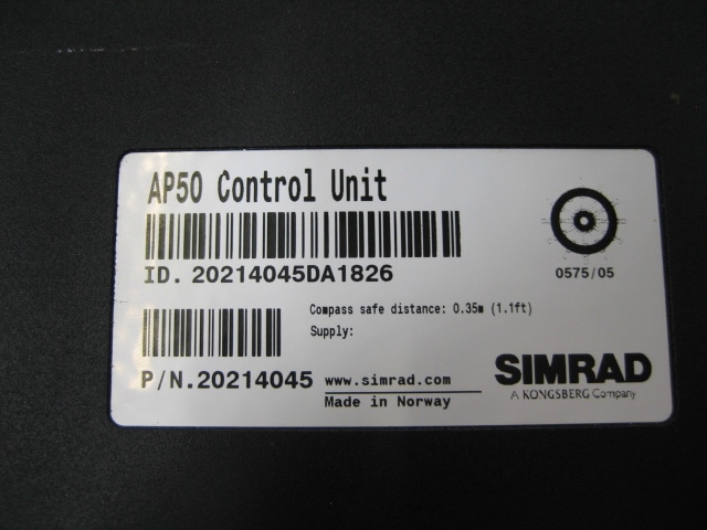 Simrad AP50 Control Head f/J50 Autopilot System-TESTED - 90 DAY WARR ...