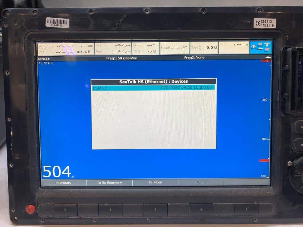 Raymarine DSM30 Sounder Module w/Cables f/C&E-Wide-E63074-Tested Good ...