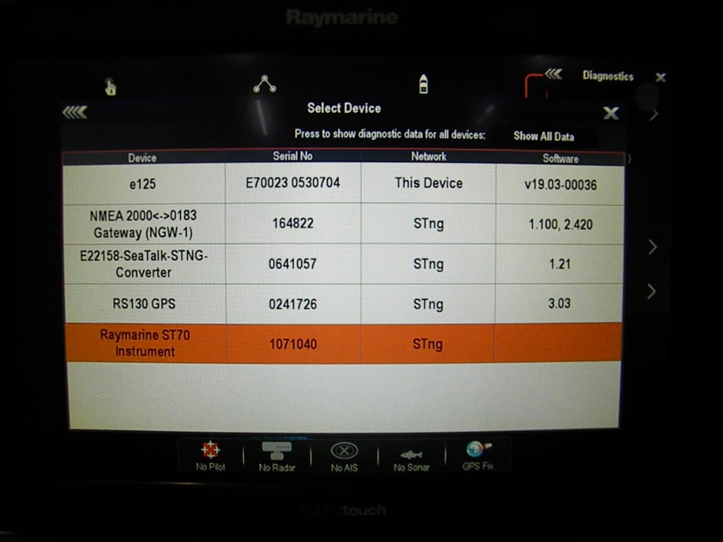 Raymarine ST70 Multifunction Instrument w/Accessories-STng-E22105-90 ...