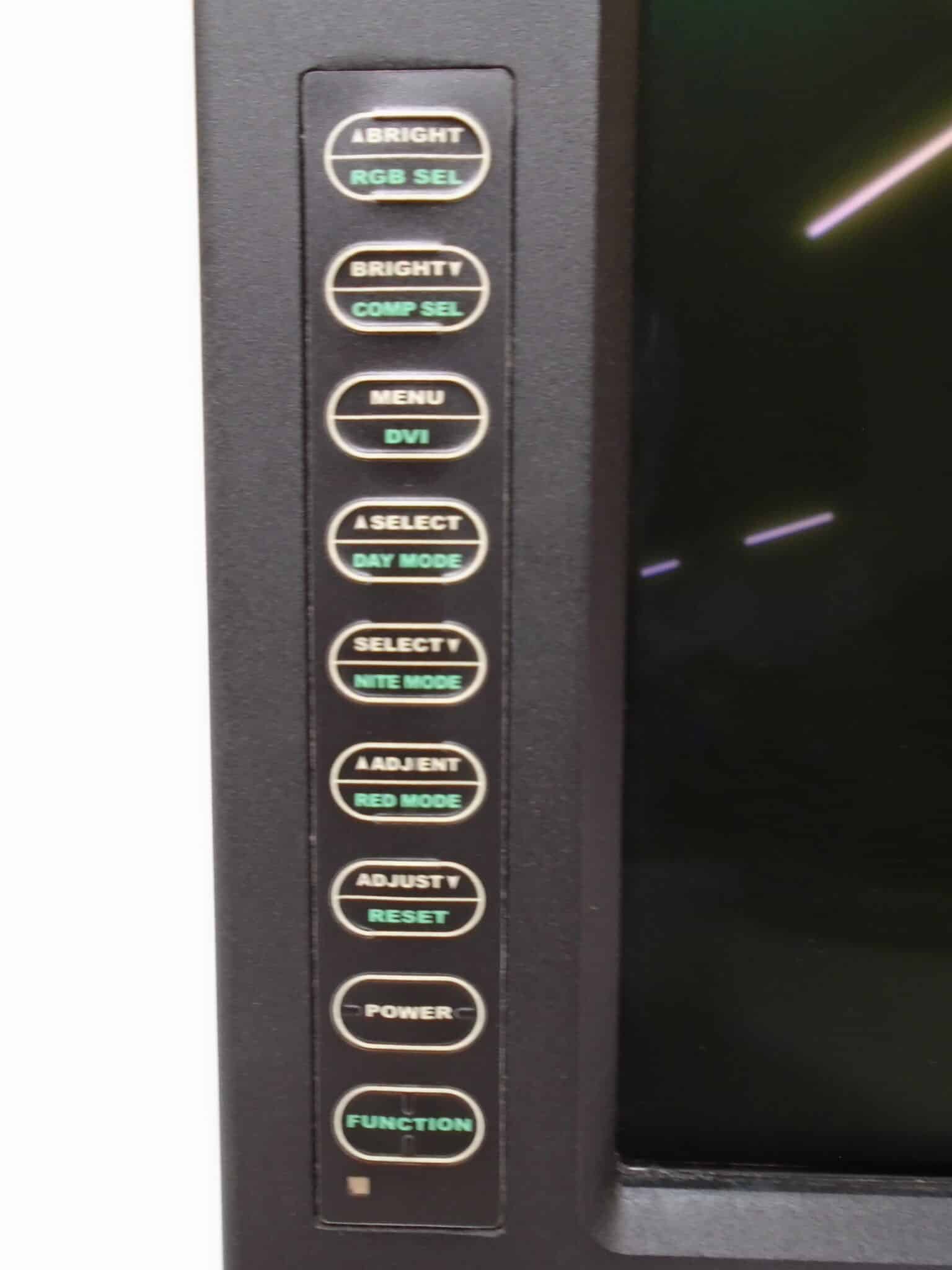 VEI 15" Pilot Marine Monitor Display VGA DVI Composite 12-24V - TESTED ...