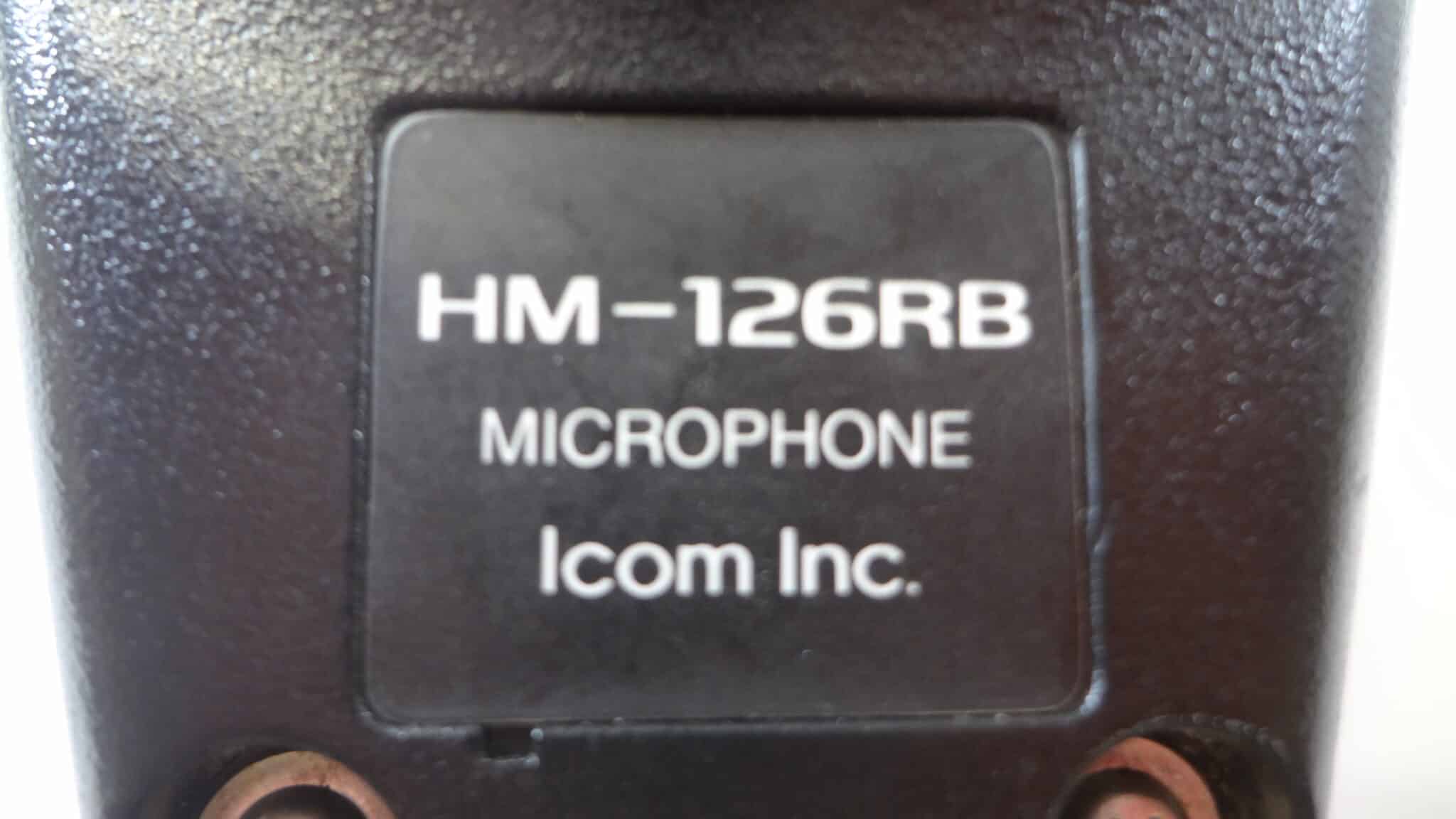 Icom Hand Microphone HM-126RB For Icom IC-M504 Marine VHF Radio W ...