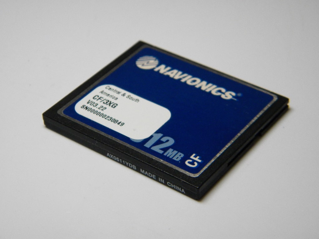 Navionics Gold CF Chart Card "Central & South America" CF/3XG V03.22 ...