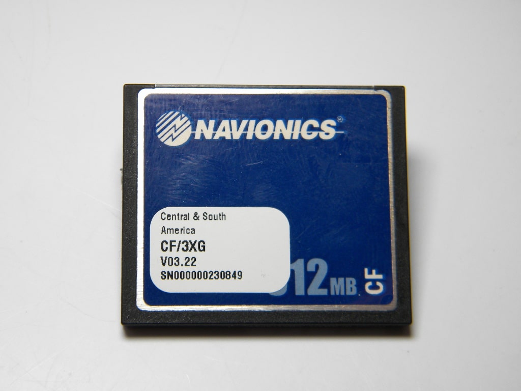 Navionics Gold CF Chart Card "Central & South America" CF/3XG V03.22 ...