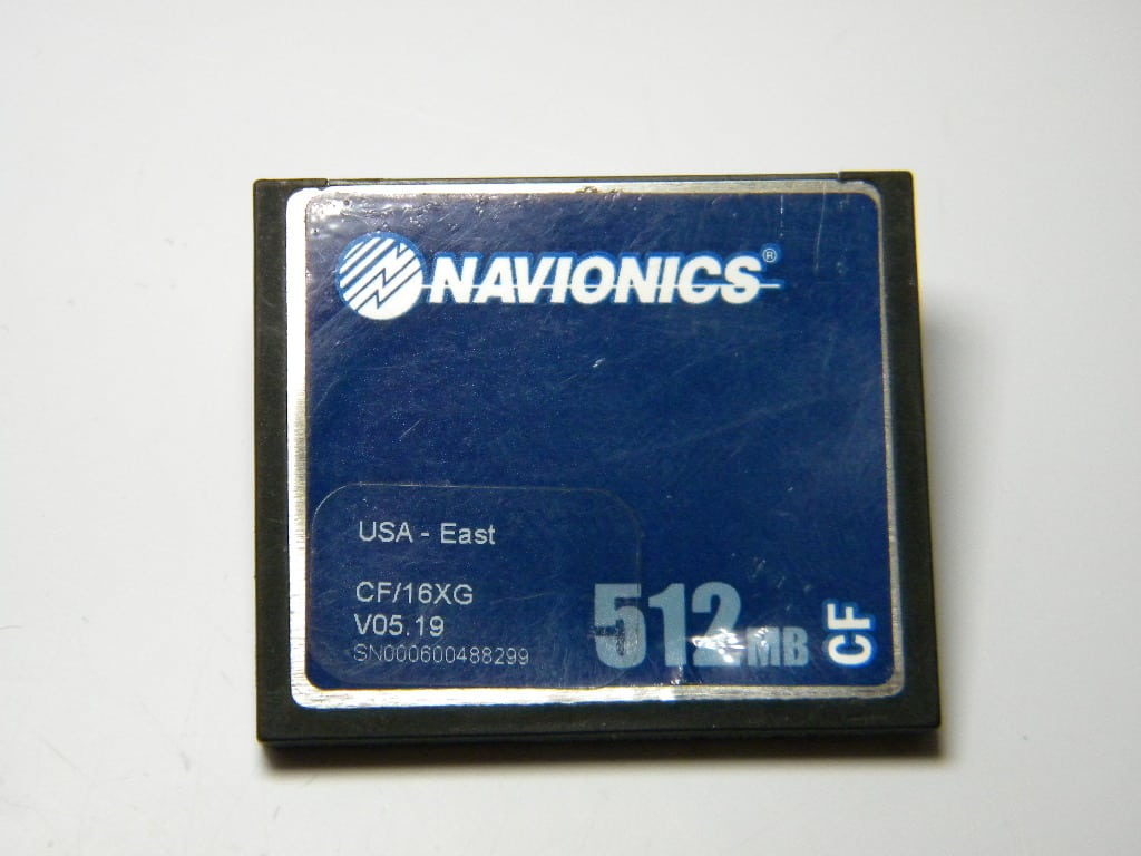 Navionics Gold CF Chart Card "USA - East" CF/16XG V05.19 - 512MB - 2006 ...