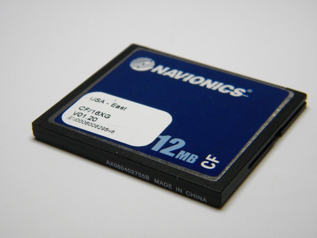 Navionics Gold CF Chart Card "USA - East" CF/16XG V01.20 - 512MB - 2008 ...