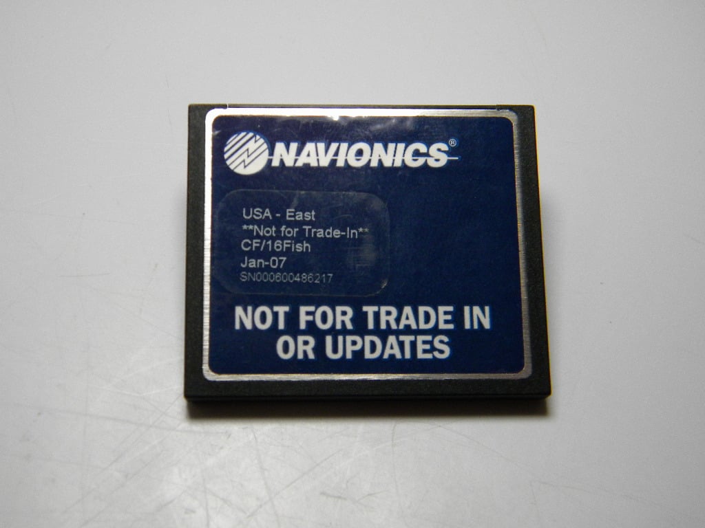 Navionics CF Chart Card - USA-East - CF/16Fish JAN2007 - Max Marine ...