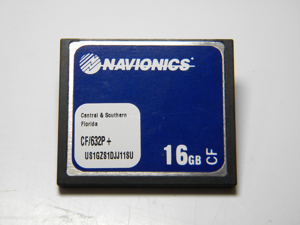 Navionics Platinum+ CF Chart Card Central & Southern Florida CF/632P ...