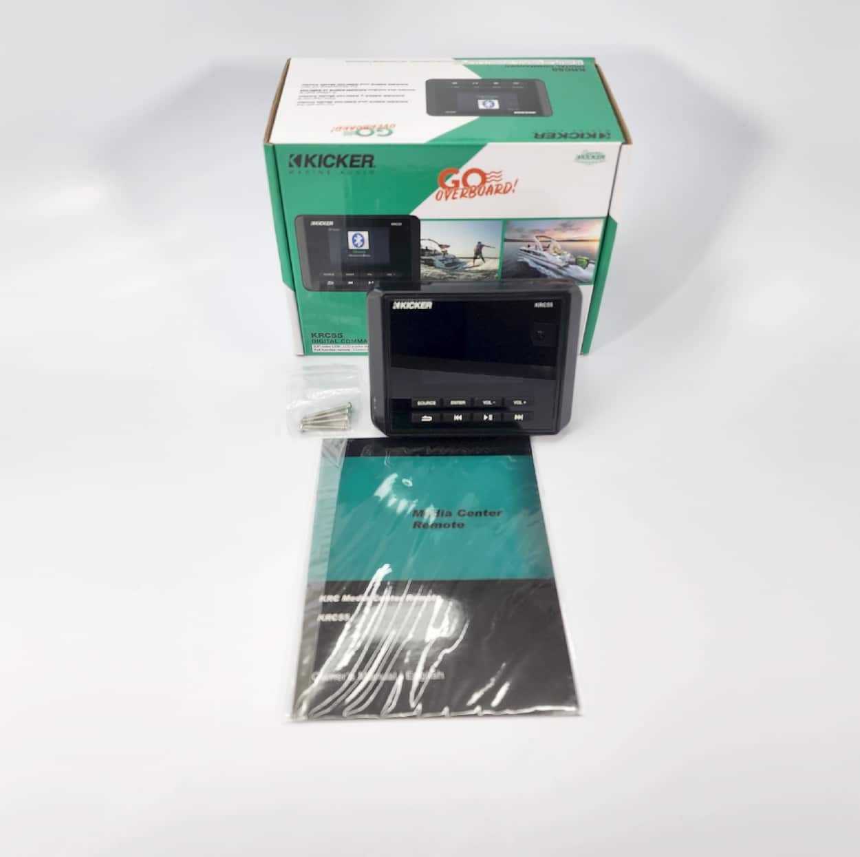 Kicker KRC55 Digital Commander Wired Marine Remote Control - New - Free ...