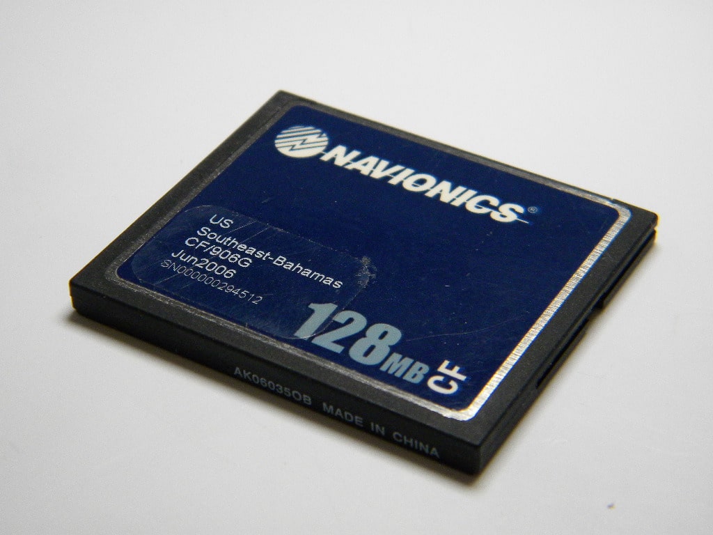 Navionics Gold CF Chart Card US Southeast–ALL Bahamas CF/906G 128MB ...