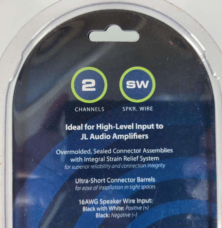 JL Audio XD-CLRAIC2-SW - RCA to Speaker Wire Adaptor - New Old Stock ...