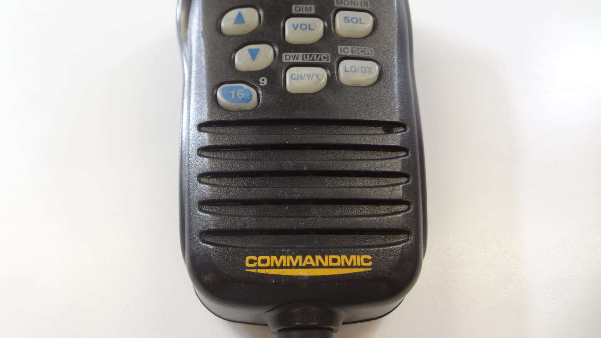 ICOM HM-127B Command Mic II f/ IC-M502 602/402/422 - TESTED! - Max ...