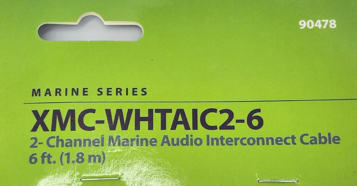 JL Audio - XMC-WHTAIC2-6 - 6' 2-Ch Marine Audio Interconnect Cable - 90478 - New - Max Marine ...
