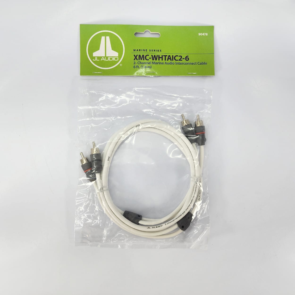 JL Audio - XMC-WHTAIC2-6 - 6' 2-Ch Marine Audio Interconnect Cable ...