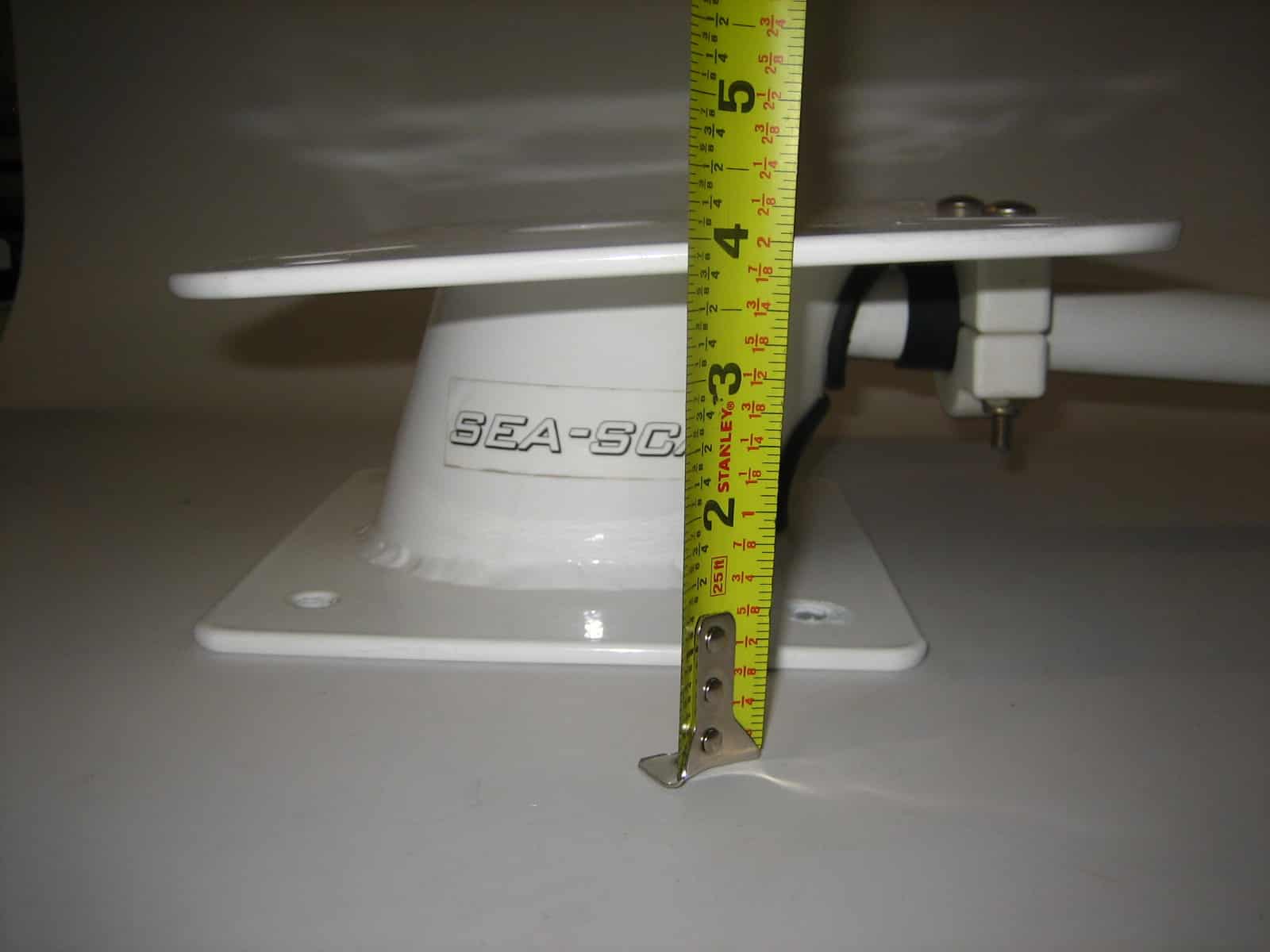 Radar Mount f/ Raymarine Garmin Furuno 18" Domes w/Light Bar Attachment ...