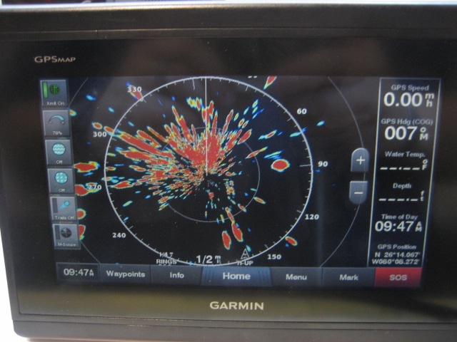 Garmin GMR Fantom 4 Marine Radar-Complete Add-on/W/Antenna-Fully Tested ...