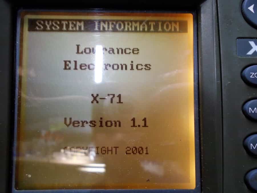 Lowrance X71 W/ Power Cable & Transducer (Tested Working Great) - Max ...