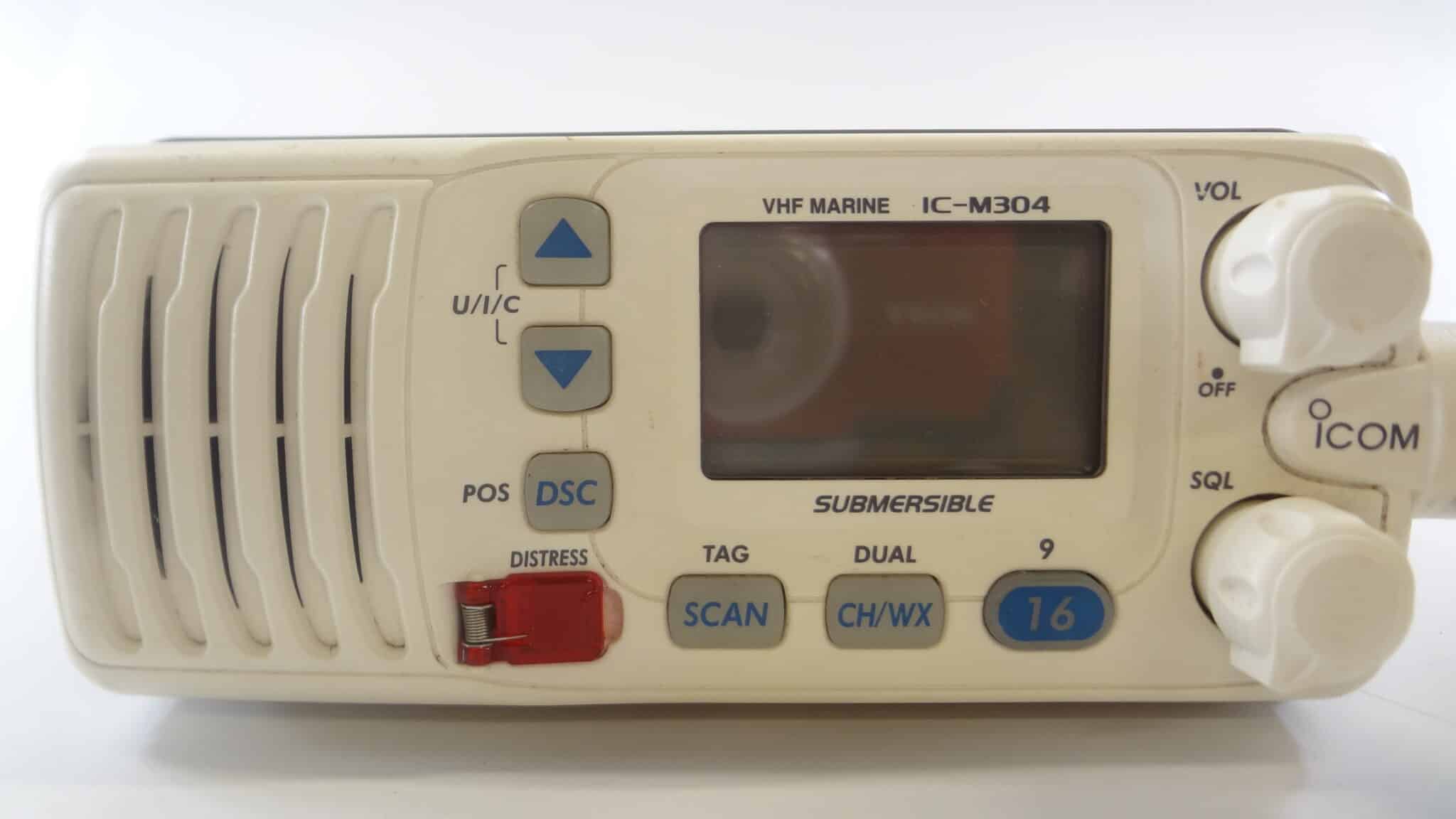 Icom IC-M304 VHF Transceiver Unit W/ HM-164SW Hand Mic