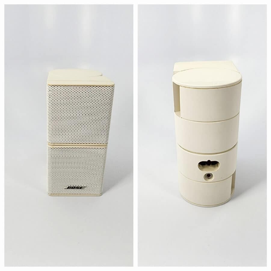 Set of 5 Bose Lifestyle Acoustimass Mini Jewel Double Cube Speakers ...