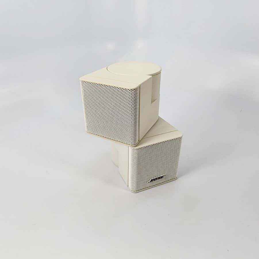 Set of 5 Bose Lifestyle Acoustimass Mini Jewel Double Cube Speakers ...