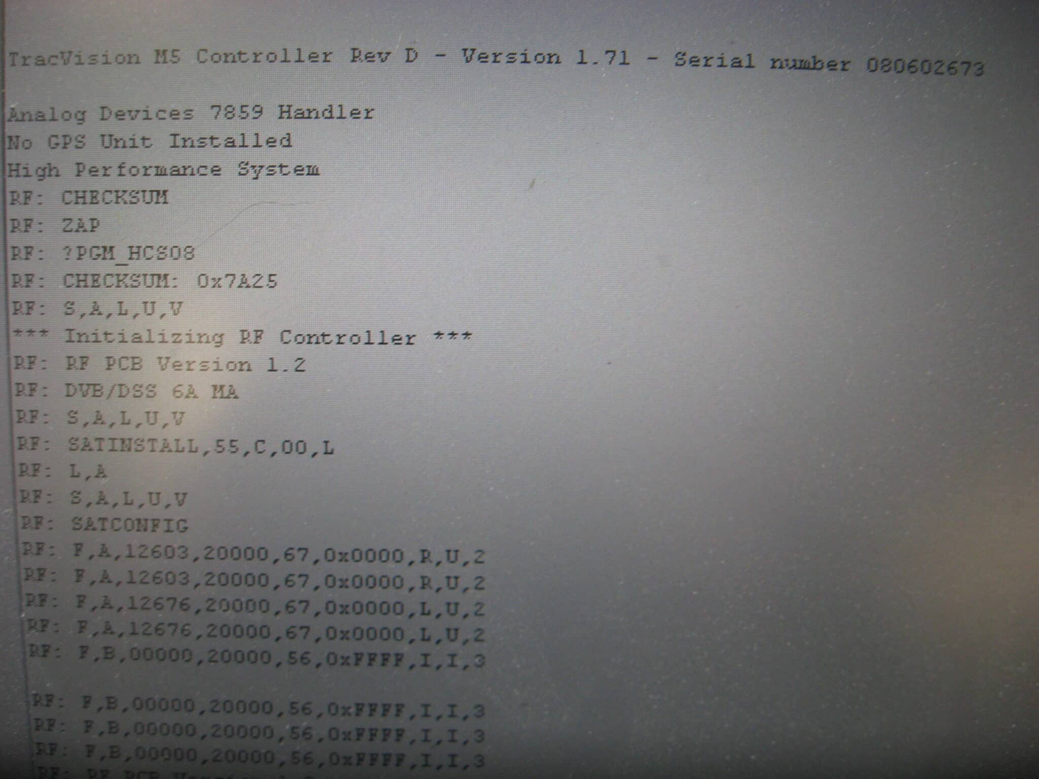 KVH Tracvision M5 Antenna Core Replacement Unit Base + Dome Tested ...