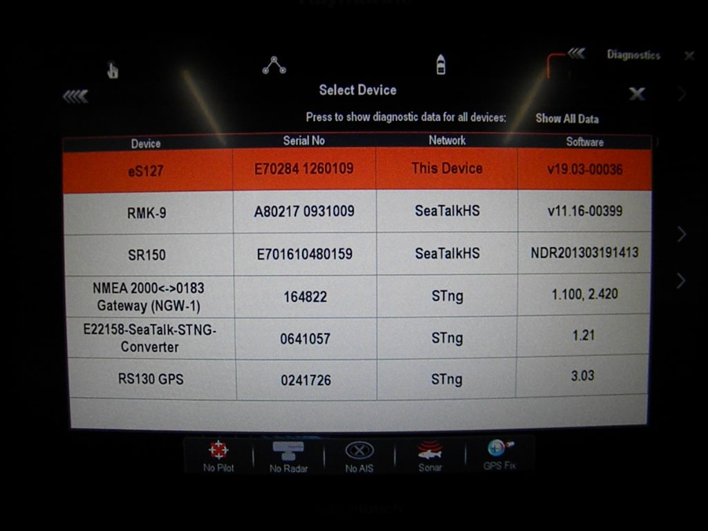 Raymarine eS127 HybridTouch Lighthouse 2 MFD E70284 – Tested - 90 Day ...