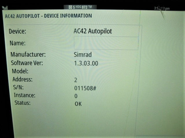 Simrad//AC42 Autopilot Computer 22089858/For AP24/AP28-Tested/Updated ...