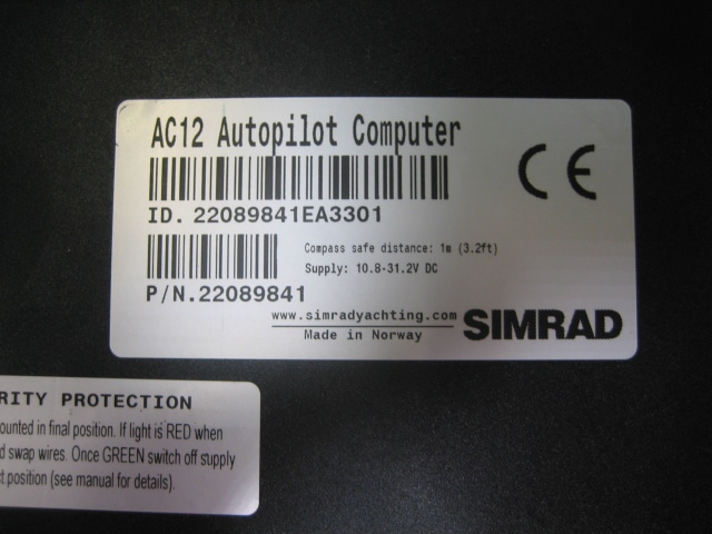 Simrad-AC12-Autopilot Computer-22089841-For AP24-AP28/GOOD/UPDATED ...