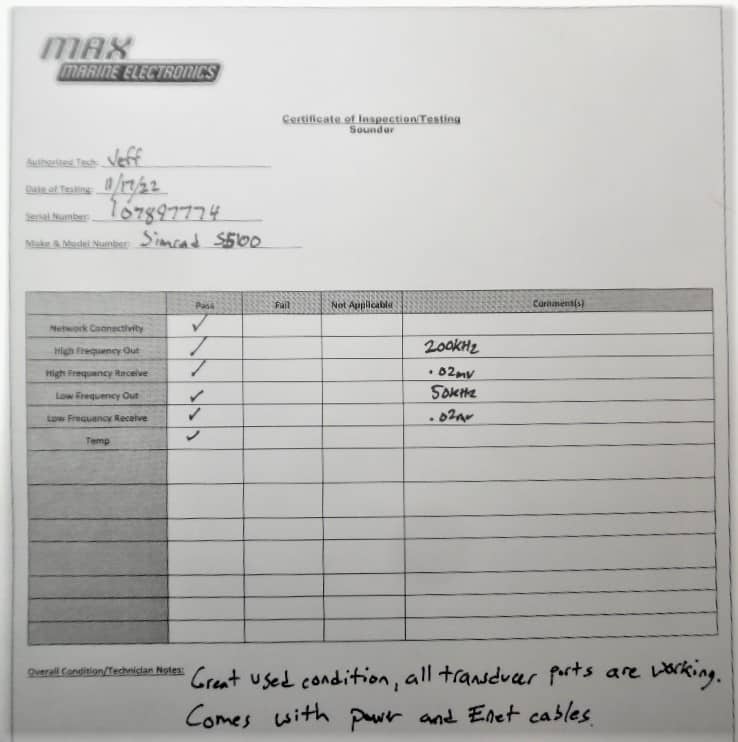 Simrad CHIRP Sonar S5100 For NSS EVO2/3 NSO EVO2 S2000 Fish Finder ...