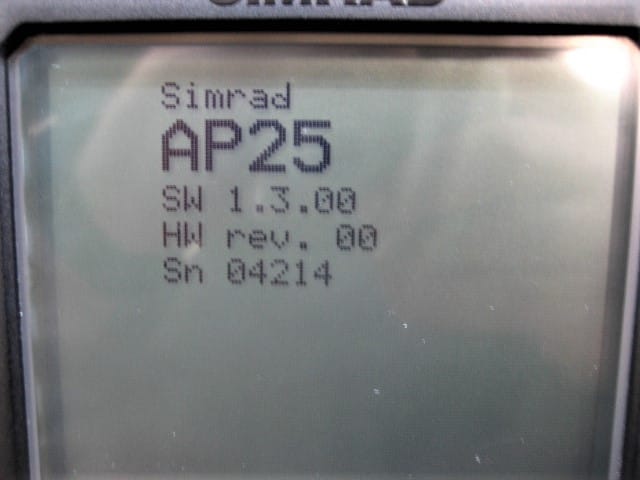 Simrad/AP25/22087811/Autopilot Control Head/90-Day Warranty/MME Refurb ...