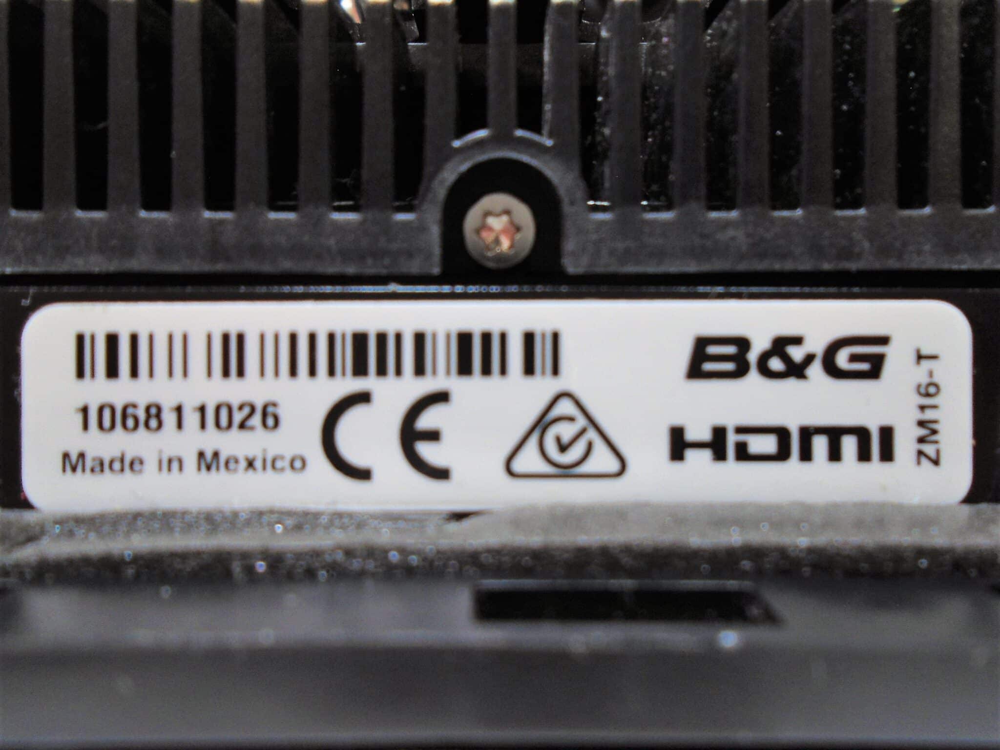 B&G B & G ZM16-T 16" (Zeus2 System) Touch Screen High-Definition Marine Monitor - Max Marine ...