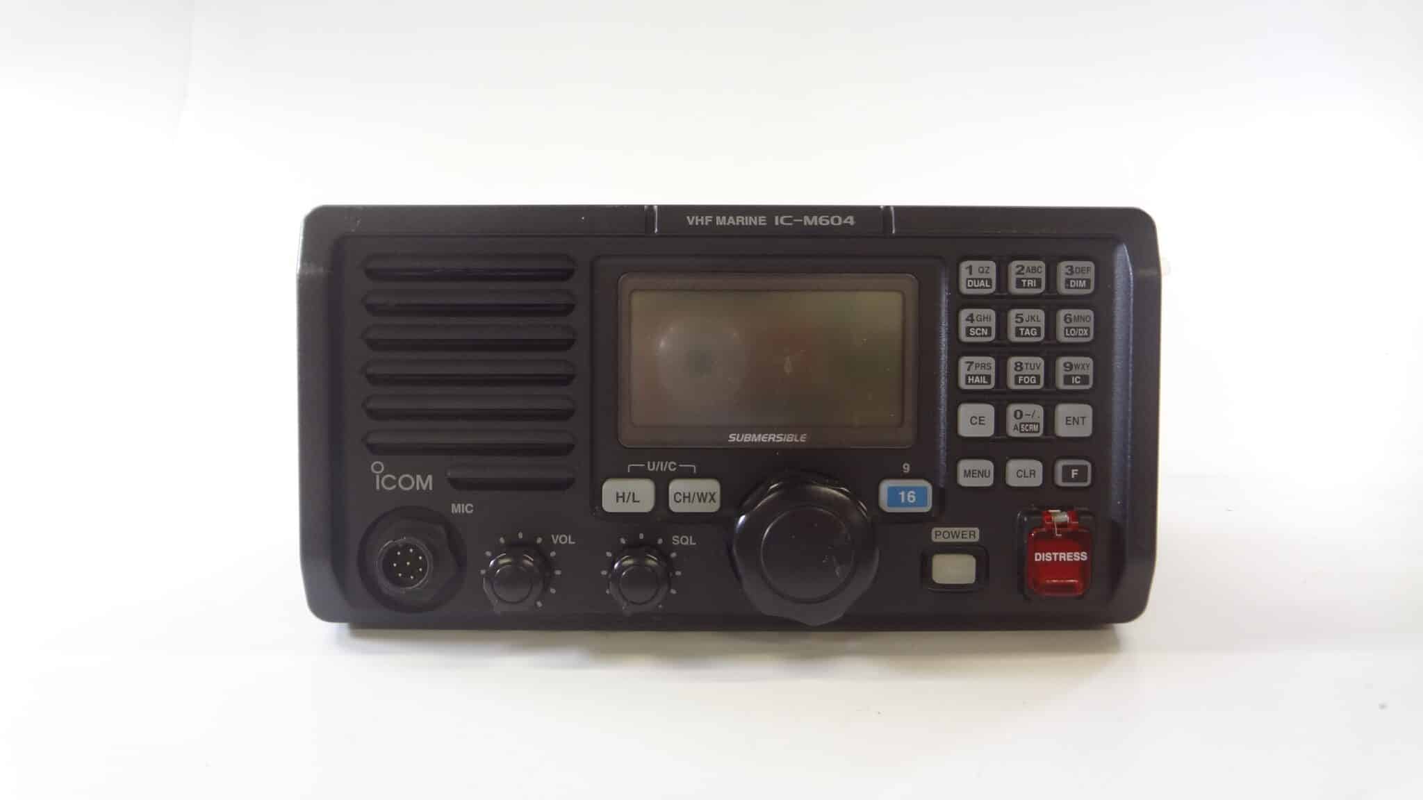 Icom IC-M604 VHF Submersible Fixed Mount Marine Radio Transceiver ...
