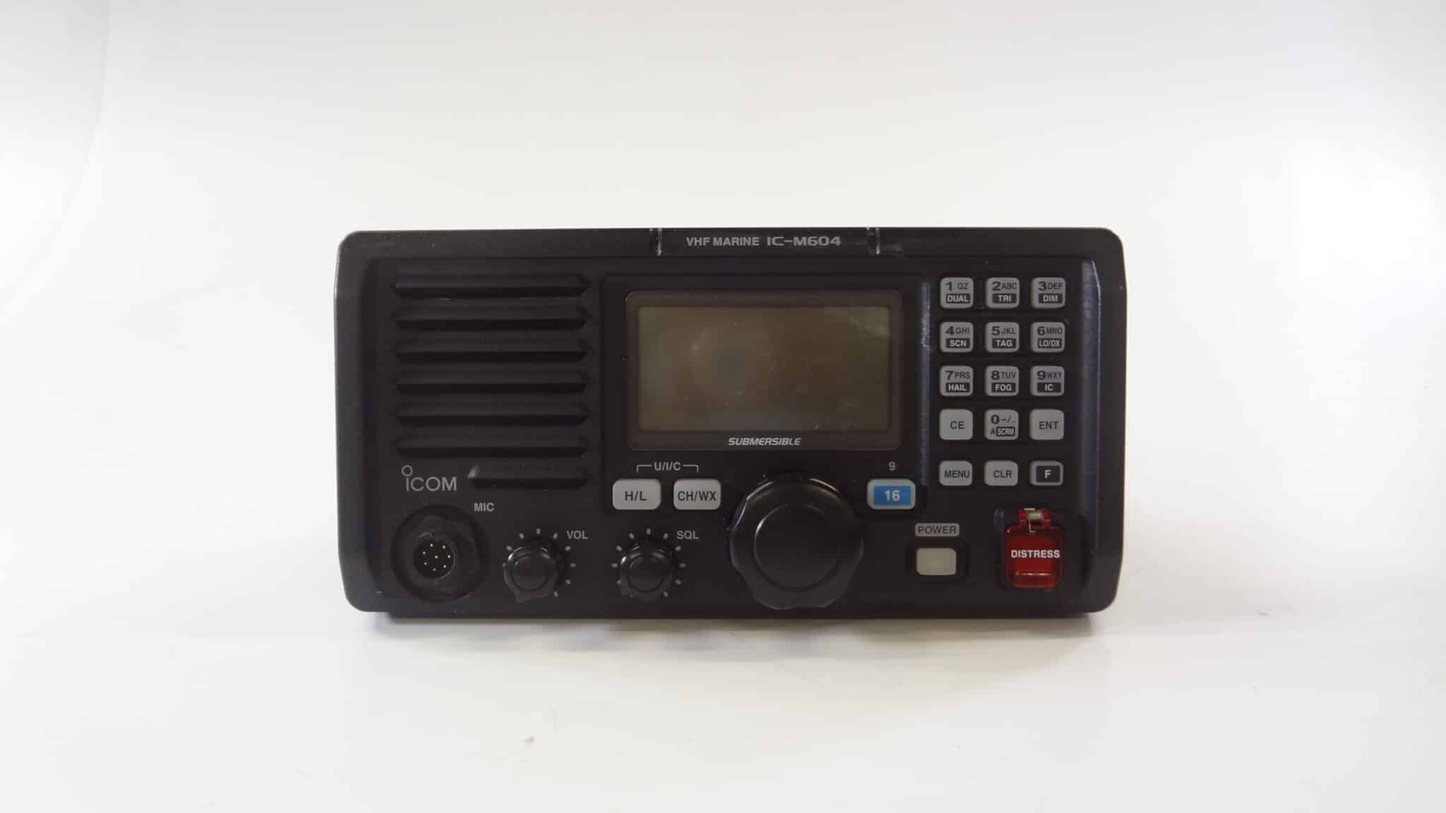 Icom IC-M604A VHF Submersible Fixed Mount Marine Radio Transceiver ...