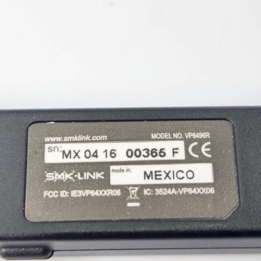 SMK-Link USB RF Receiver VP6496R for RemotePoint VP4450 & VP4910 - New ...