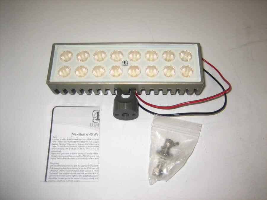 Lumitec NEW MaxIllume 45w 101031 LED Flood Spreader Deck Light Hardcoat ...