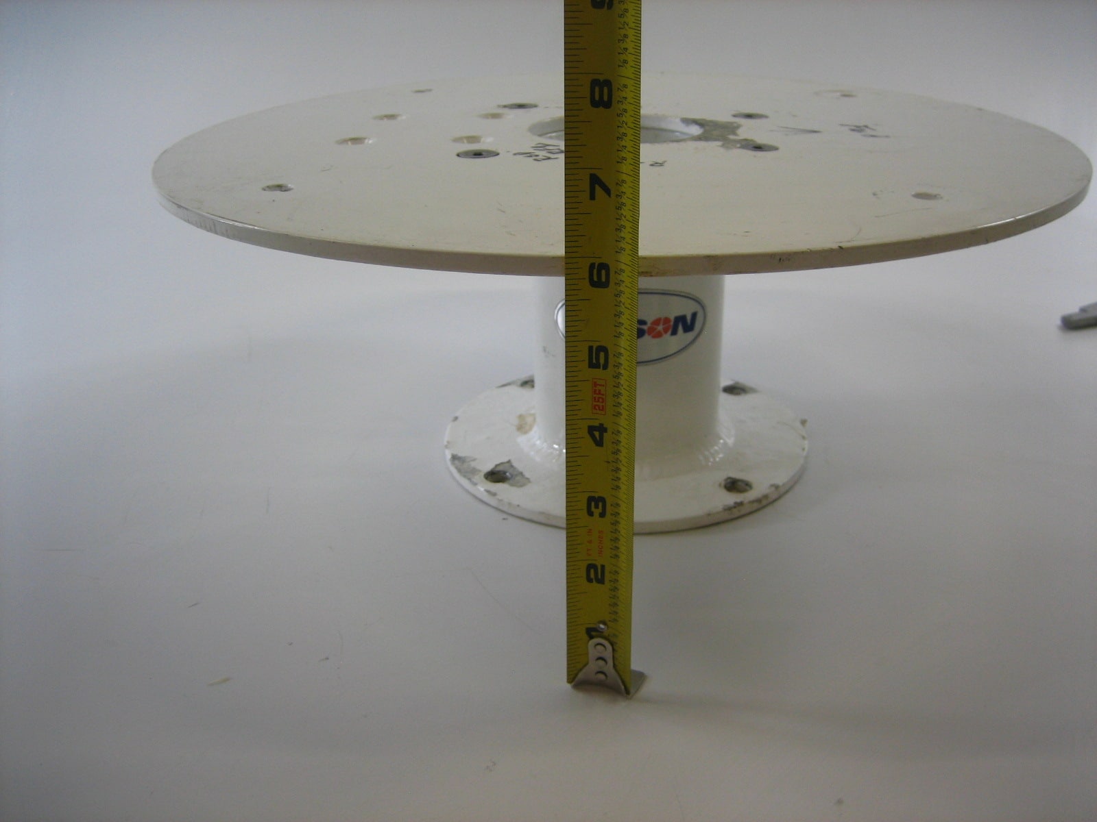 Edson 6" Aluminum White Riser Mount for 18" Satcom Domes - KVH TV5 ...