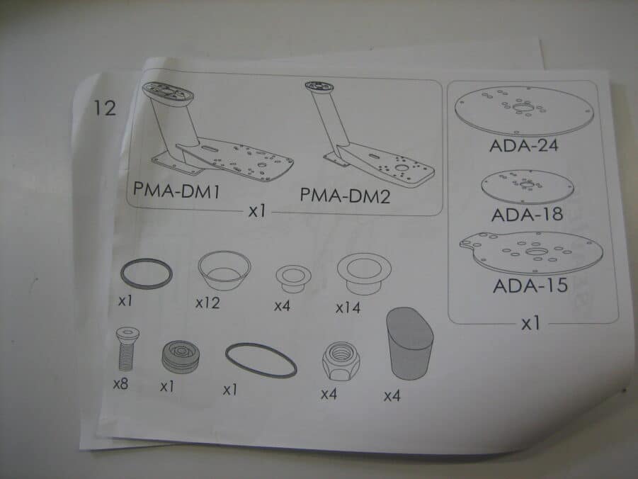 Seaview NEW BLEM PMA-DM2-M2 Radar Dual Mount f/Open Array Radar ...