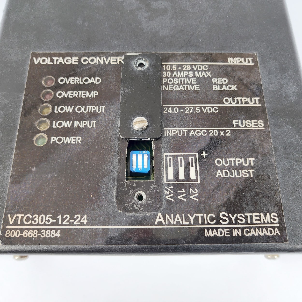 Analytic Systems VTC305-12-24 Step Up Voltage Converter - Used - Tested ...