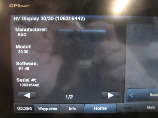 B&G 30/30 HV Display for Hydra 5000 Triton B and G 000-11089-001 ...