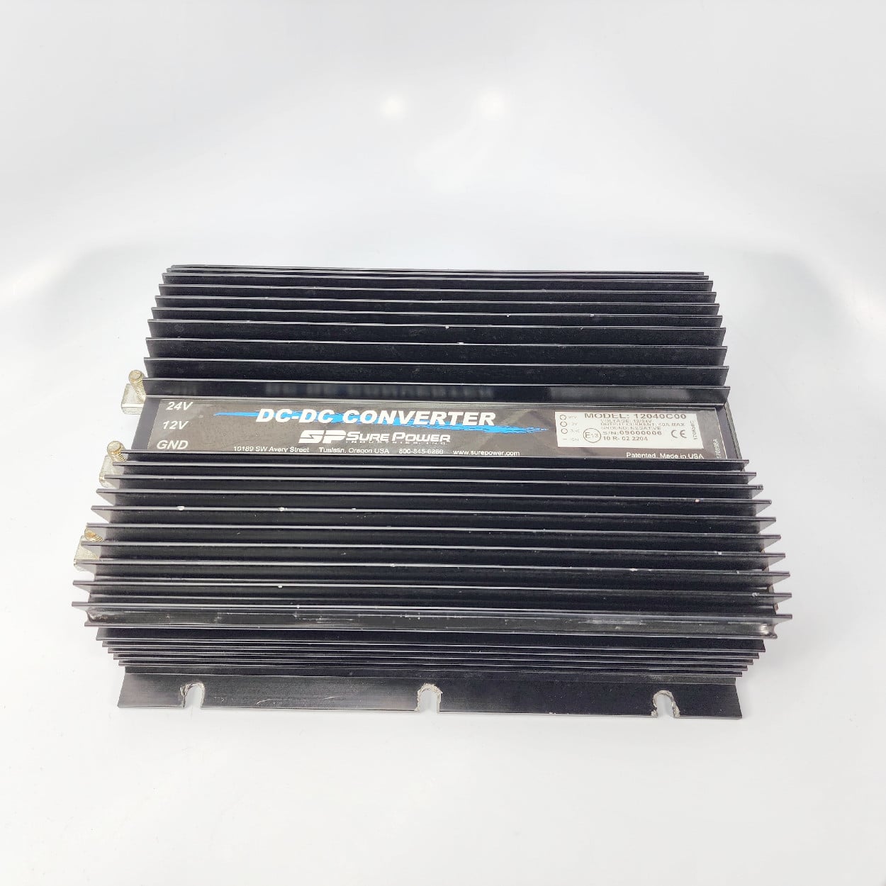 Sure Power DC-DC Step Up Converter – 12v to 24v 40A - 12040C00 - Used ...