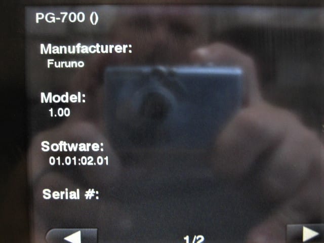 Furuno/Fluxgate Magnetic Sensor/PG-700-Tested - Good Cond. - Sensor ...