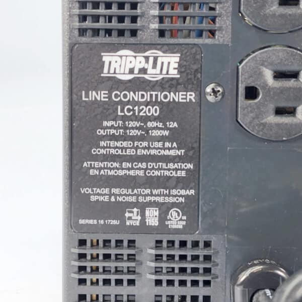 Tripp Lite LC1200 1200W 120V Line Conditioner/Automatic Voltage ...