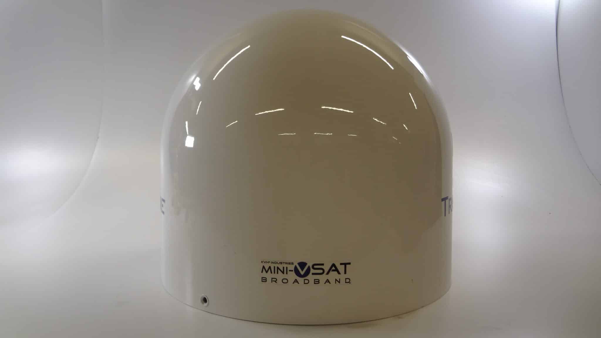 KVH 15" V3-IP Empty Dummy Dome For Tracphone VSAT Marine Satellite Good ...
