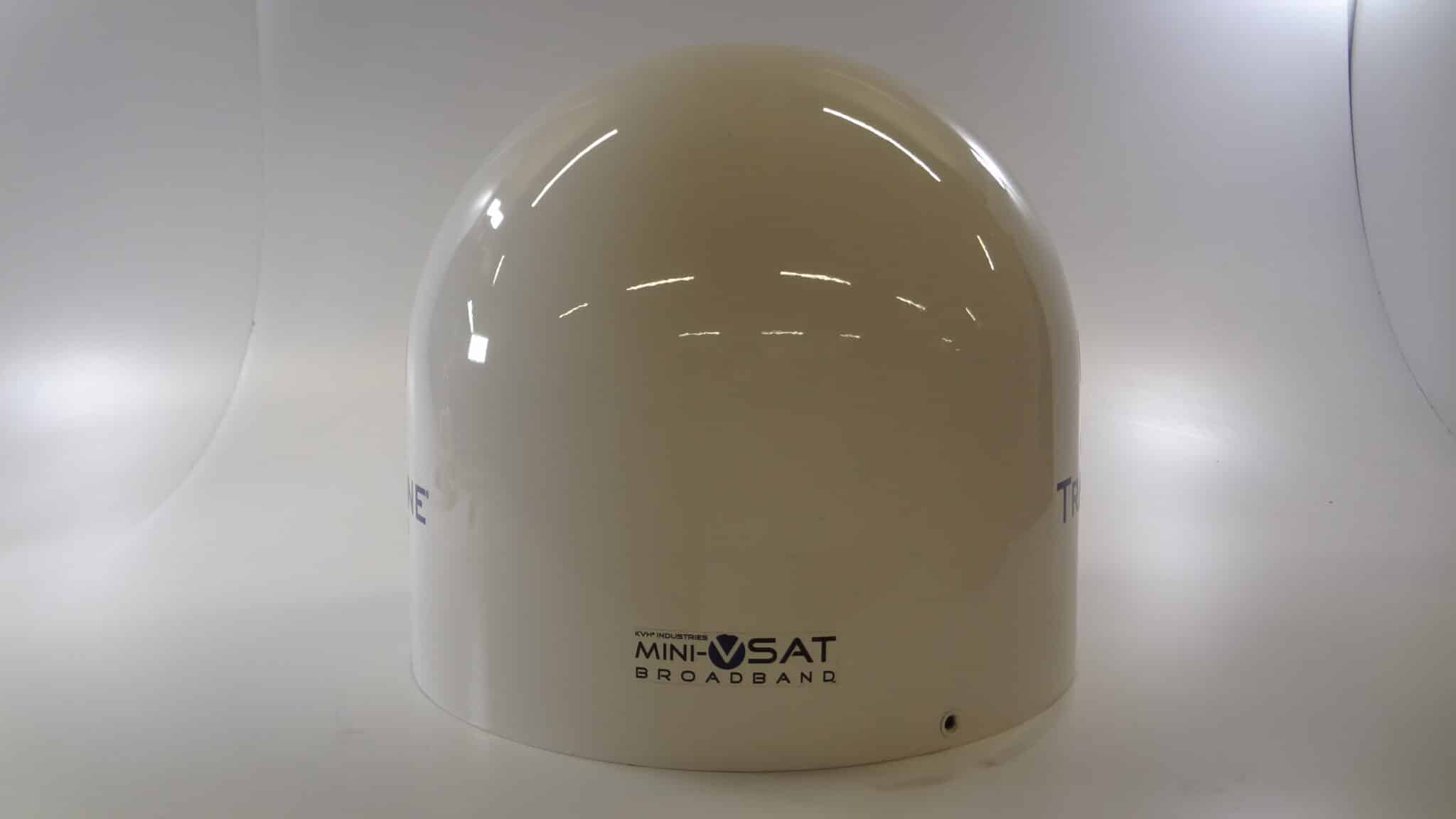 KVH 15" V3-IP Empty Dummy Dome For Tracphone VSAT Marine Satellite Good ...