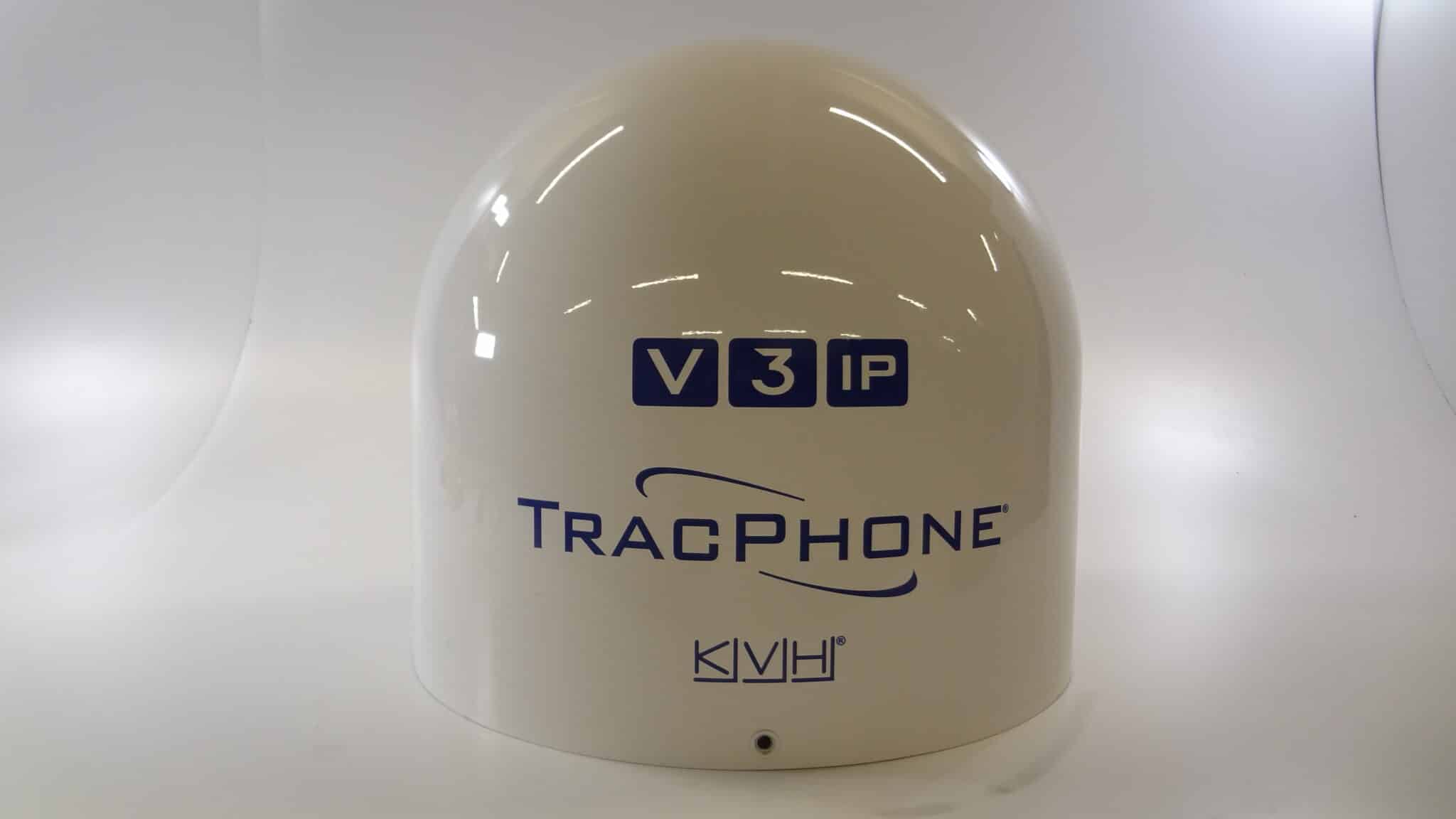 KVH 15" V3-IP Empty Dummy Dome For Tracphone VSAT Marine Satellite Good ...