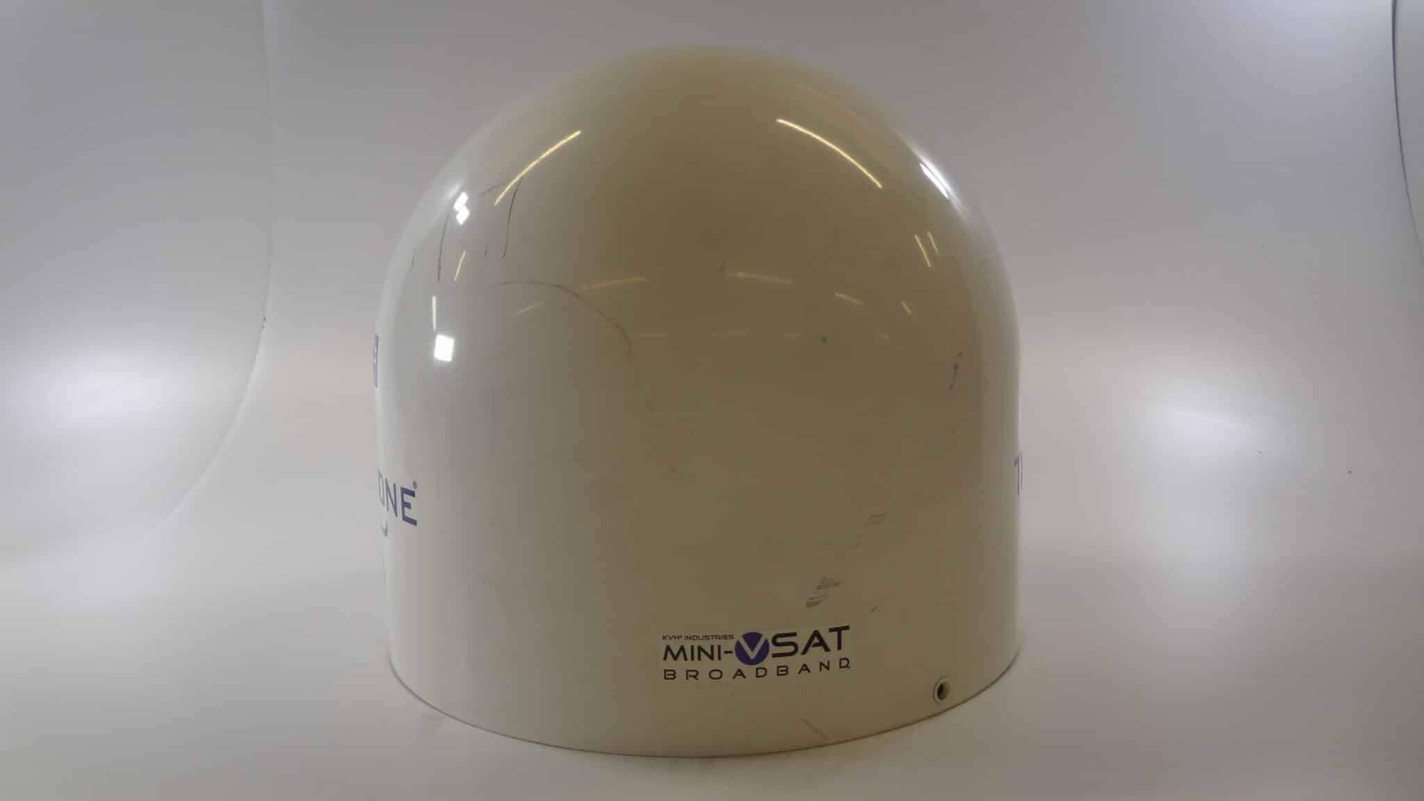 KVH 15" V3-IP Empty Dummy Dome For Tracphone VSAT Marine Satellite Good ...