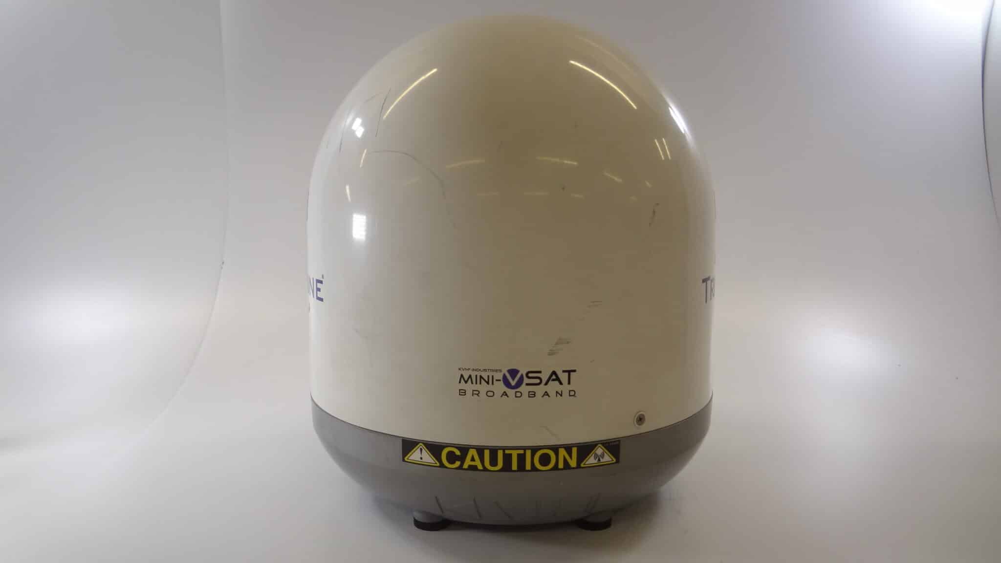 KVH 15" V3-IP Empty Dummy Dome For Tracphone VSAT Marine Satellite Good ...