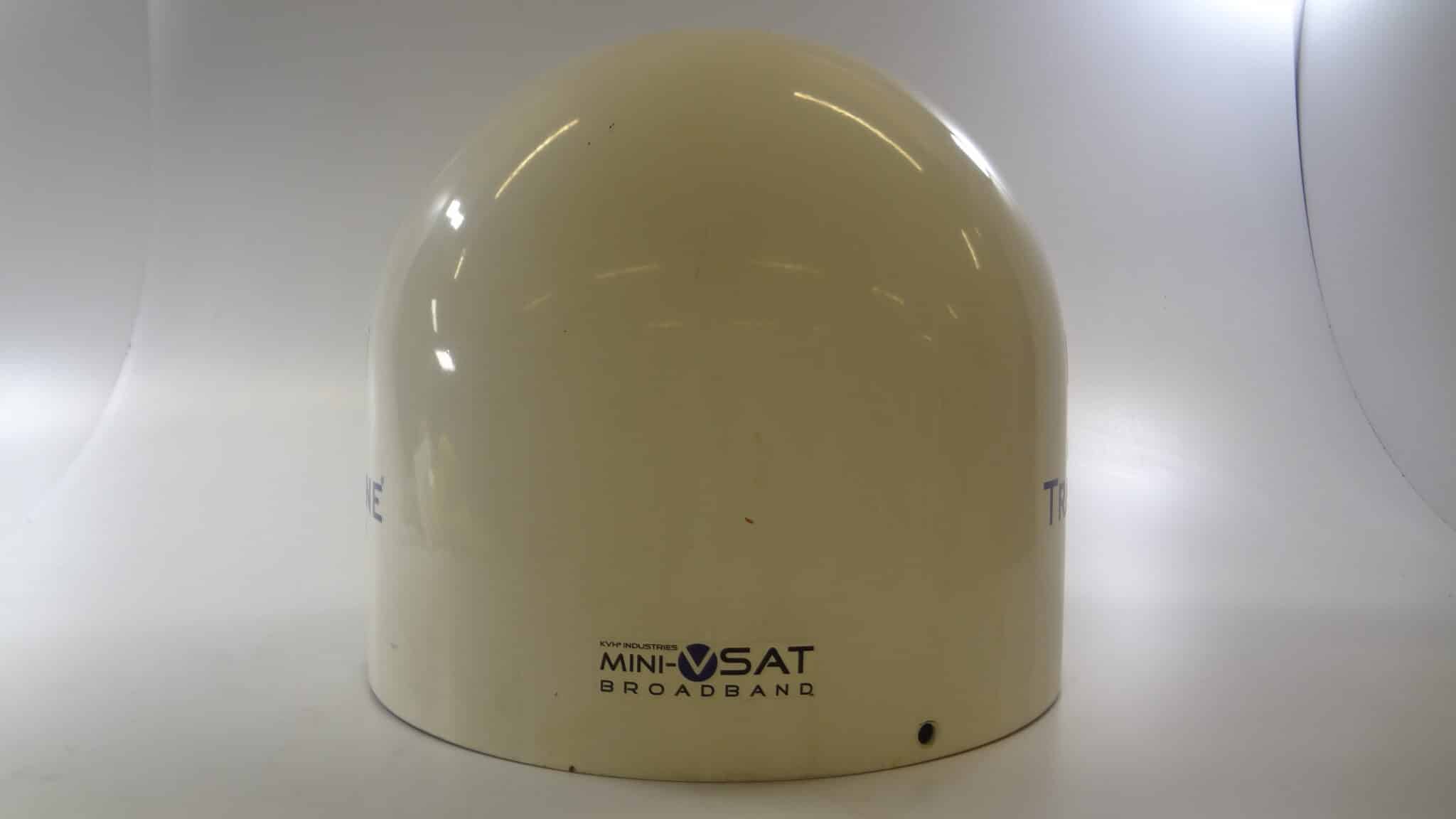 KVH 15" V3-IP Empty Dummy Dome For Tracphone VSAT Marine Satellite Good ...